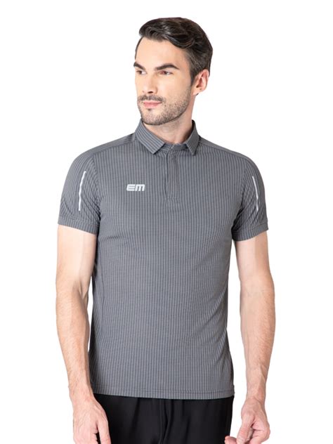 Checker Knit Polo Em Global