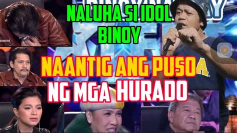 GRABE NAANTIG ANG PUSO NI IDOL BINOY NAPALUHA Kuyabokyotv YouTube