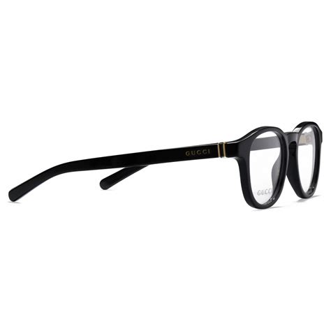 Gucci Round Optical Glasses Black Gucci Eyewear Avvenice