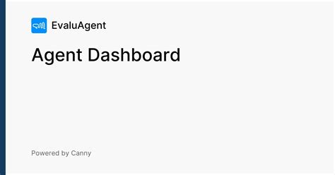 Agent Dashboard Voters Evaluagent