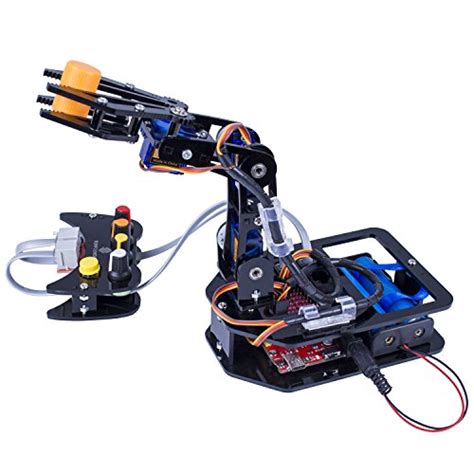 SunFounder DIY Robotic Arm Kit 4 Axis Servo Control Rollarm With Wired