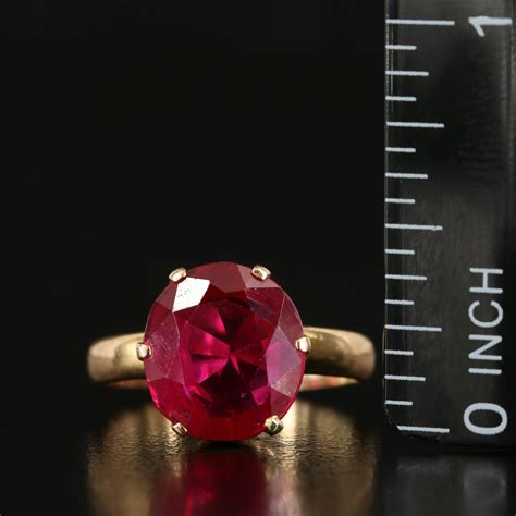 Vintage 18k Ruby Ring Ebth Vintage 18k Ruby Ring Ebth
