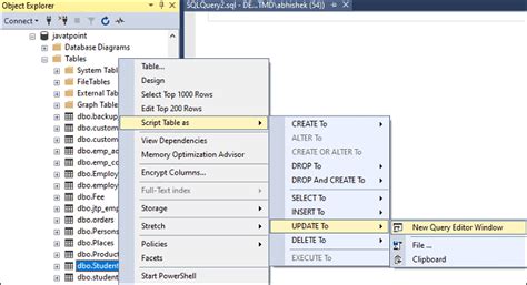 Sql Server Update Data Tpoint Tech