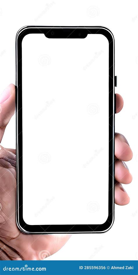 Rotated Frameless Smartphone Concept With Material Design Flat Ui