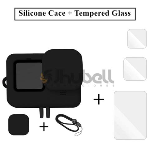 Funda De Silicona Gopro Hero 10 Protector De Vidrio Templado Generico