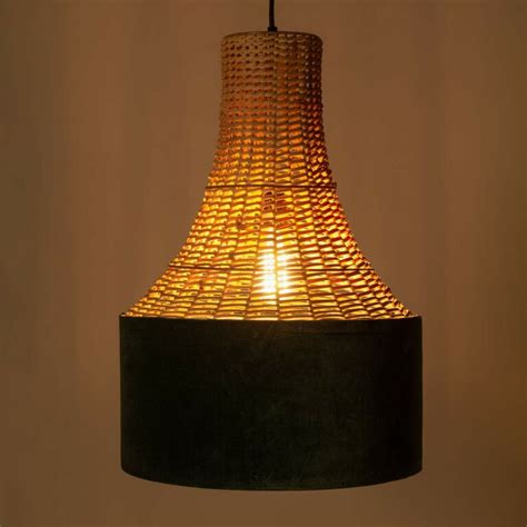 Natural Fiber Lamp By Francisco Segarra