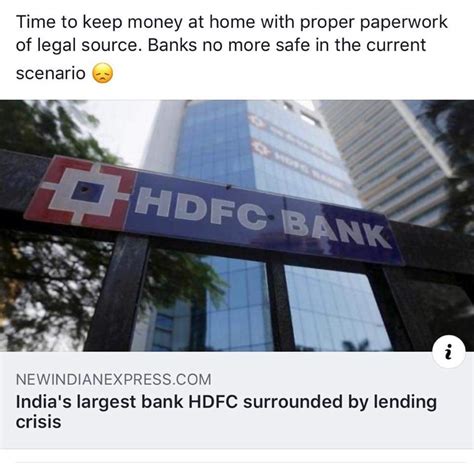 GOODFUNDSADVISOR IS YOUR MONEY SAFE IN HDFC BANK
