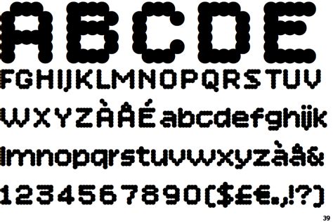 Identifont Bitcount Prop Single Bold Circle