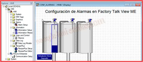 Factory Talk View Me Configuración De Alarmas