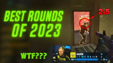 Most Astounding Cs Go Pro Rounds 2023 Cs Go Highlights Youtube