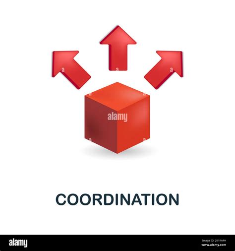 Coordination Icon 3d Illustration From Personal Productivity Collection Creative Coordination