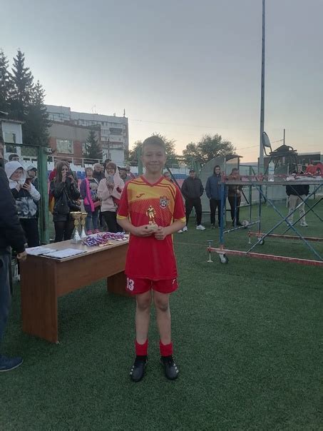 Лучший игрок турнира Никулочкин Андрей СШ Арсенал 2009 Детские