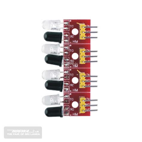 4 way infrared tracking obstacle avoidance sensor chinahub lk