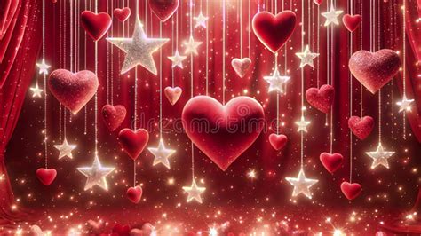 A Heart Romantic Vintage Happy Mother Stage Valentine Love Glitter