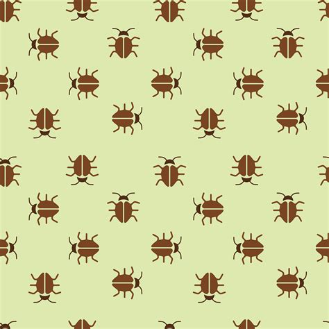 Download Digital Paper Bugs Pattern Royalty Free Stock Illustration