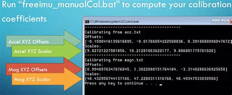 tutorial how to calibrate a compass and accelerometer with arduino