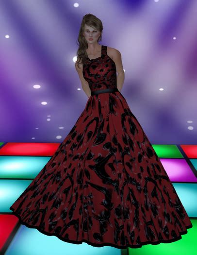 Second Life Marketplace Hp Gothic Long Red And Black