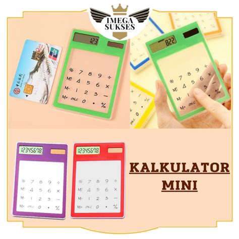 Jual Ims Lcd Touchscreen Kalkulator Kecil Tenaga Surya Simple Untuk