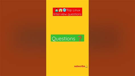 Linux Interview Questions And Answers Linux Networking Network Youtube