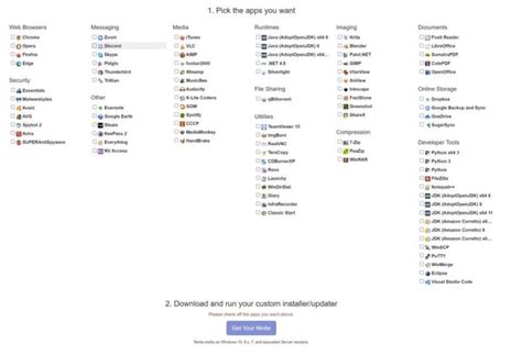 Ninite How To Install And Update Most Used Apps With One Click For Free