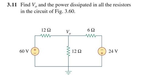 Solved For The Circuit In Fig Obtain V And Chegg