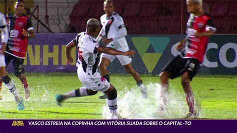 Vídeo Vasco estreia na Copinha vitória suada sobre o Capital TO