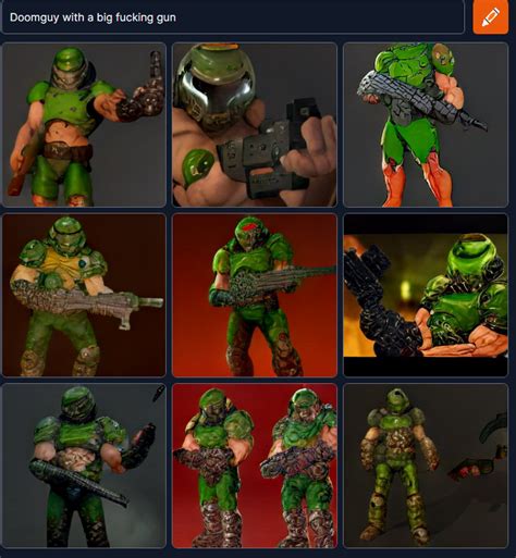 I Ai Generated Doomguy On R The8bitryanreddit