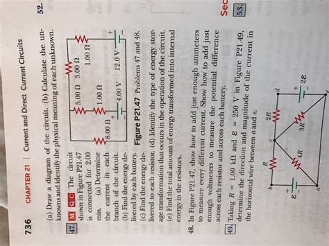 Solved 736 Chapter 21 Current And Direct Current Circuits