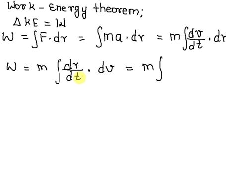 solved derive an expression for k e of a body of mass m moving with