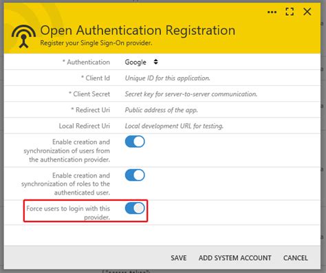 Code On Time Security External Authentication Adding An External