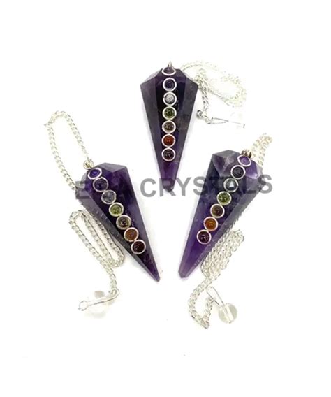 Amethyst Chakra Pendulum Eisa Crystals