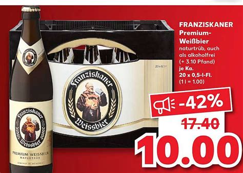 Franziskaner Premium-weißbier Angebot bei Kaufland - 1Prospekte.de