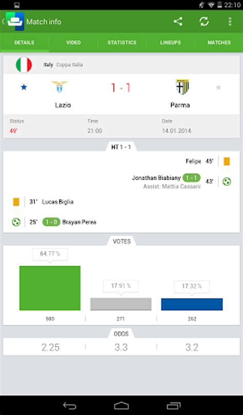 SofaScore APK Para Android Descargar