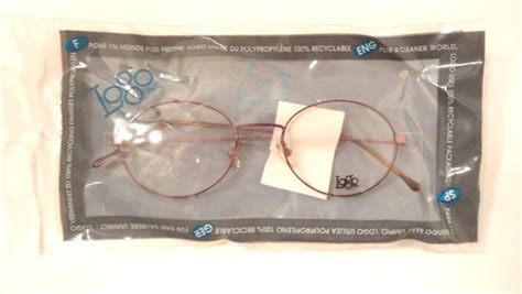 Paris France Logo Aero Line Eyeglass Frames 843 Pink Gem