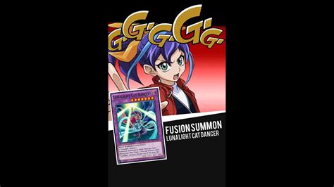 Yugioh Duel Links Celina Fusion Summon Lunalight Cat Dancer Youtube