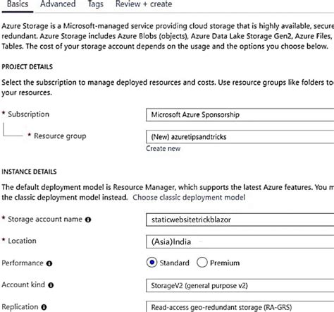 Microsoft Azure Using Blazor And C To Host A Static Website In Azure
