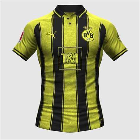 Borussia Dortmund Home Concept FIFA 23 Kit Creator Showcase
