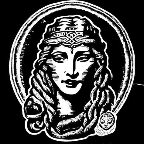 Premium Vector Greek Mythology Medusa Hand Drawn Flat Stylish Cartoon
