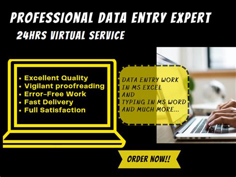 Fantastic And Accurate Data Entry Work Within The Due Time Upwork