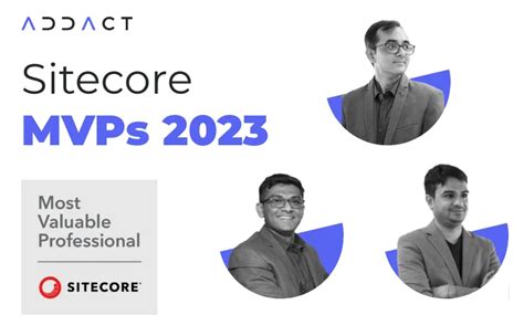Addacts Team Members Win Sitecore Most Valued Professional Award