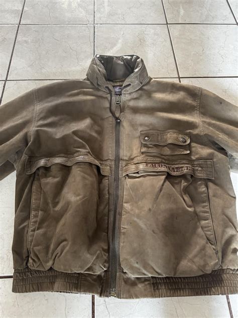 Help Iding Thrifted Facconable Leather Jacket R Vintagefashion