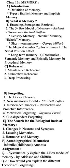 Solved Chap 10 Memory A] Introduction Definition Of Memory Types
