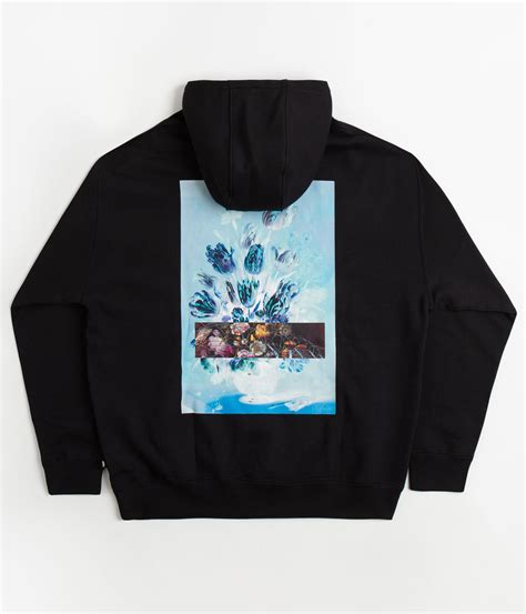Nike Sb Distorted Graphic Hoodie Black Flatspot