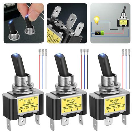 Low Voltage 12v Toggle Switch How To Wire A 2 Prong 12v Rocker Switch