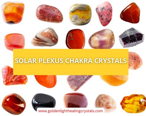Solar Plexus Chakra Crystals 33 Stones For Healing The Manipura