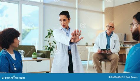 Cpr Training Doctor Or Teaching With Hands For Correct Position Compression Technique Or