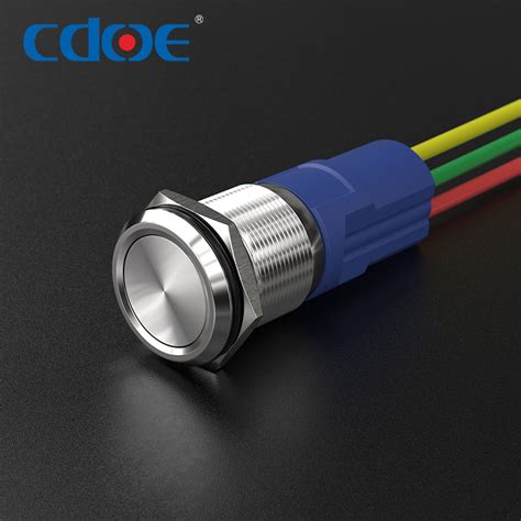 Concave Surface Mm Mm IP Waterproof Push Button On Off Switch HBDS D C D C J Series