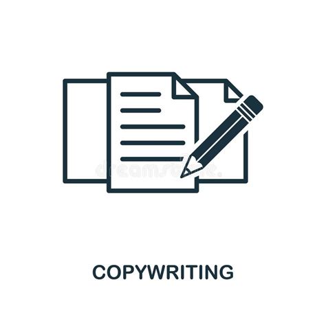 Copywriting Icon Monochrome Style Design From Smm Icon Collection Ui Pixel Perfect Simple