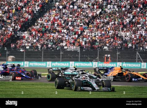 Lewis Hamilton GBR Mercedes AMG F1 W10 Runs Wide At The Start Of The
