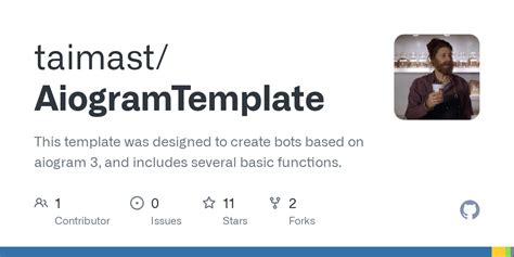 GitHub Taimast AiogramTemplate This Template Was Designed To Create Bots Based On Aiogram